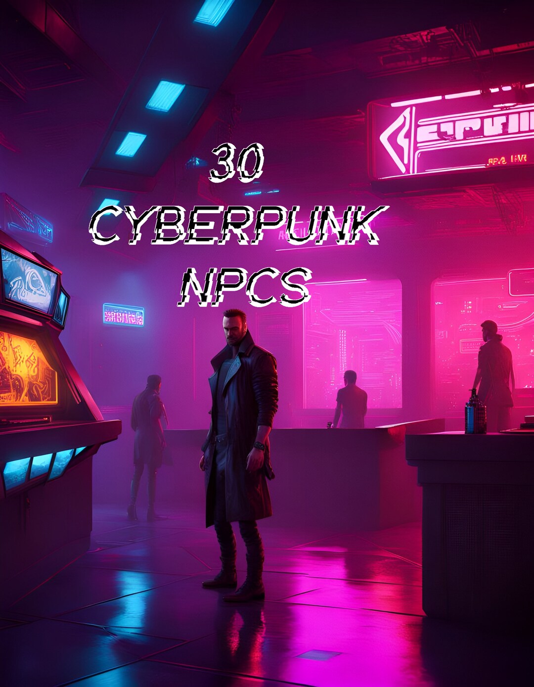 30 Cyberpunk Npcs Resource Book - Tabletop Role Playing Game (TTRPG ...
