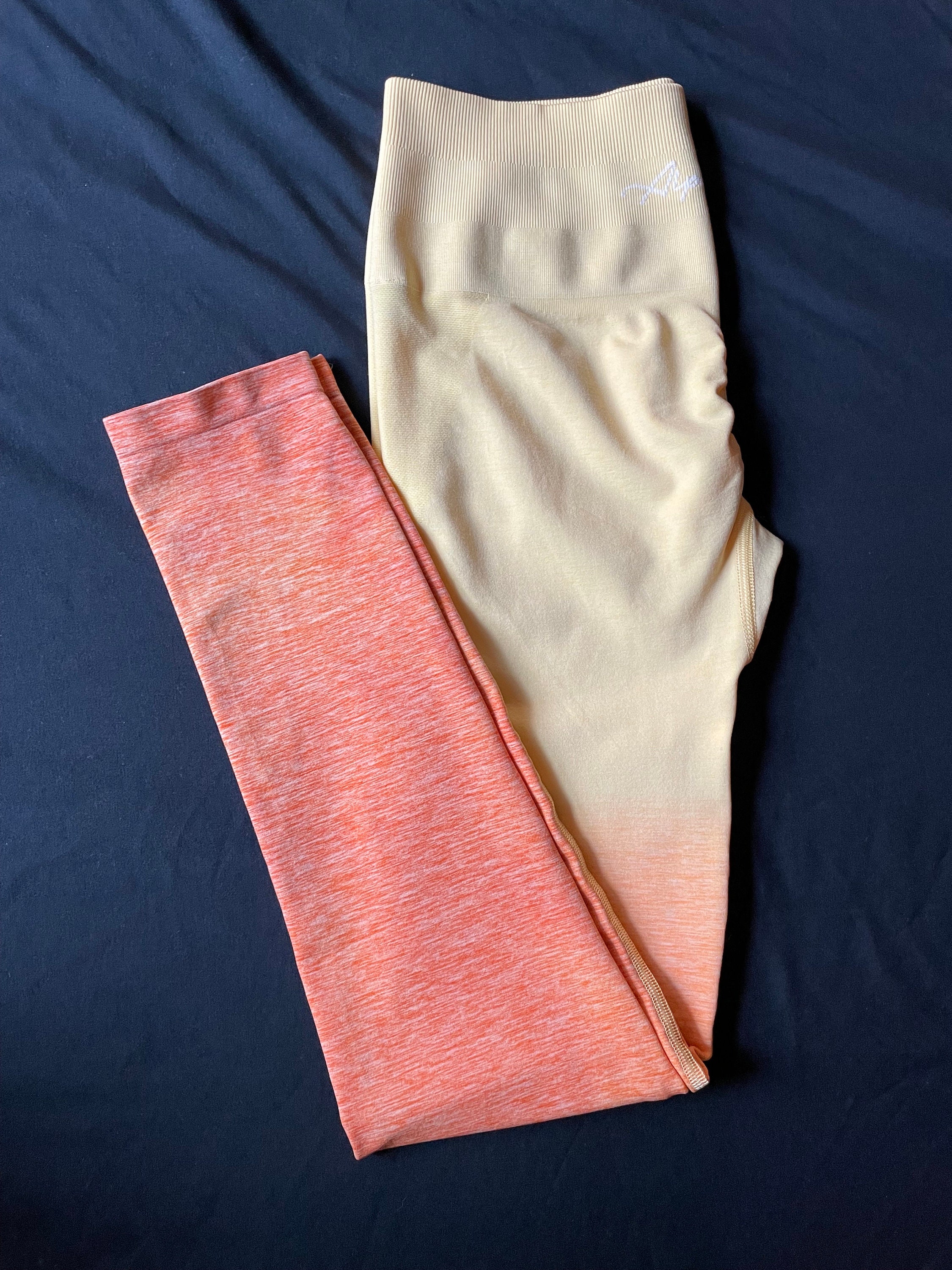 Alphalete Ombre Amplify Leggings Day Tripper M Etsy
