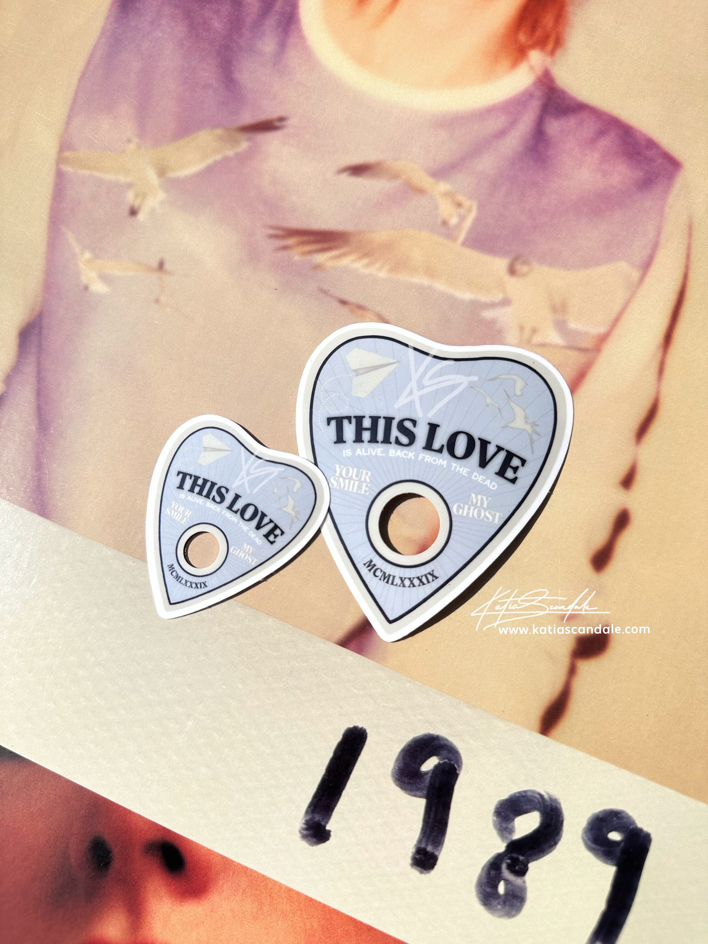1989 Planchette Sticker 1989 Sticker Taylor Swift Stickers - Etsy