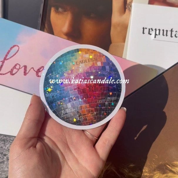 Shimmering Mirrorball Sticker Eras Stickers Taylor Swift Stickers ...