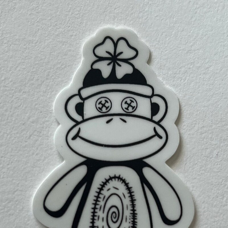 Sock Monkey Labels - Etsy