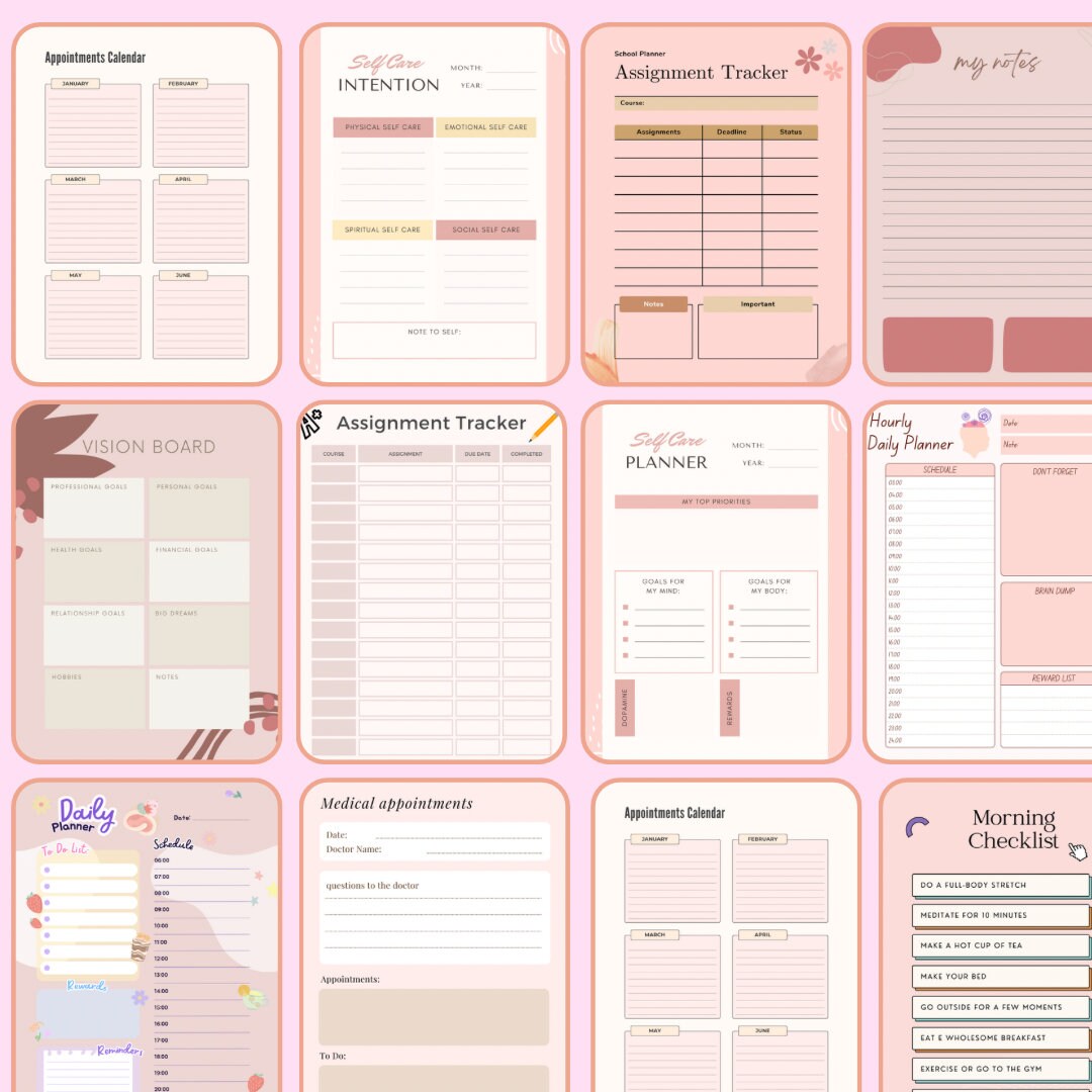 ADHD Planner (made by an Adhder) - PRINTABLE and Digital Adult ADHD ...