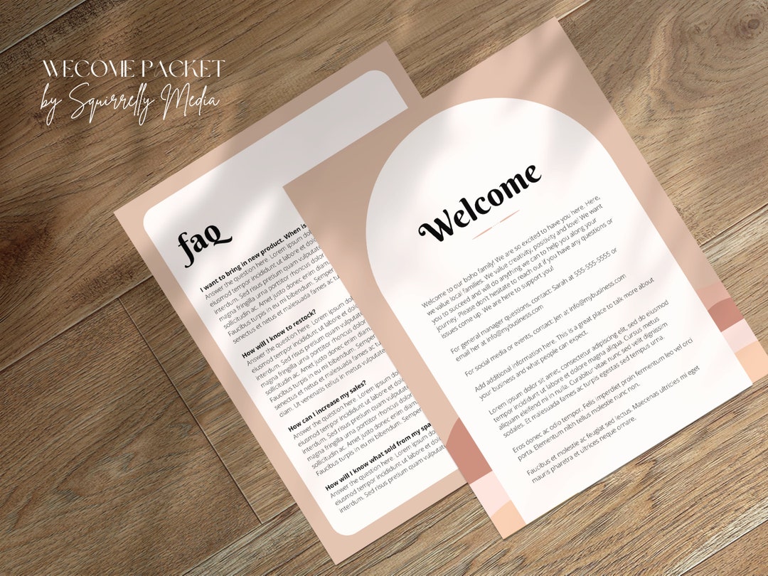 Welcome Packet for Vendor Malls, Antique Malls, Small Businesses With ...