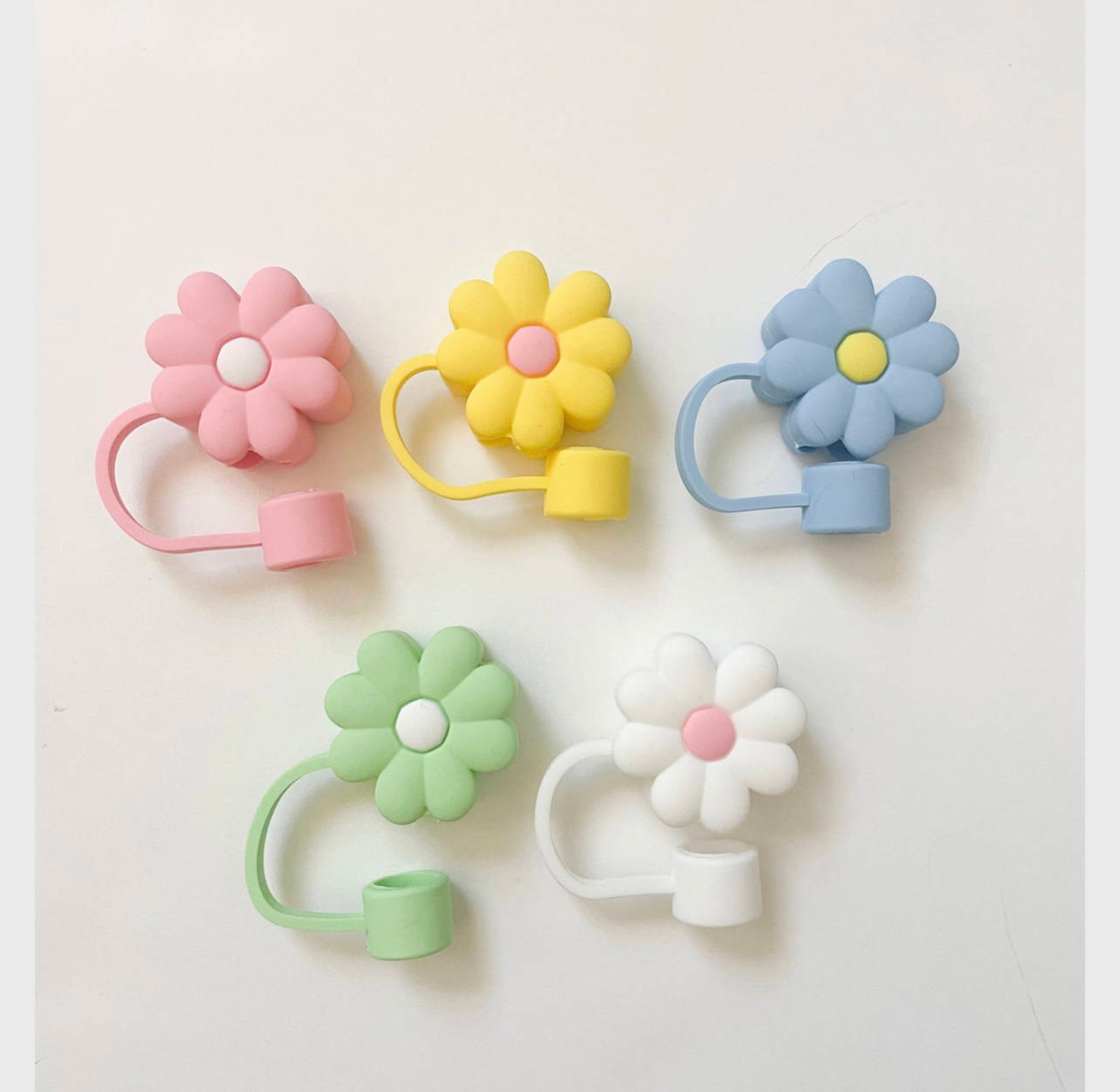 Flower Stanley Straw Topper Cover Stanley Straw Charms Topper Drink Cup ...