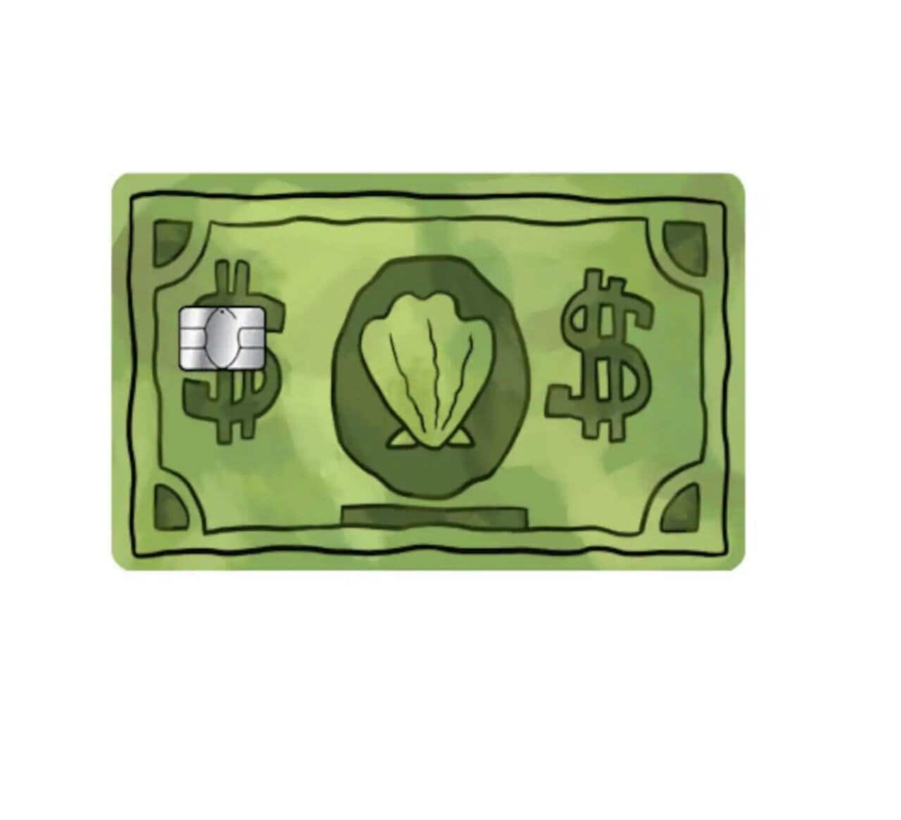 Sponge Money Credit Debit Card Skin | Credit Card Skin Wrap Sticker ...