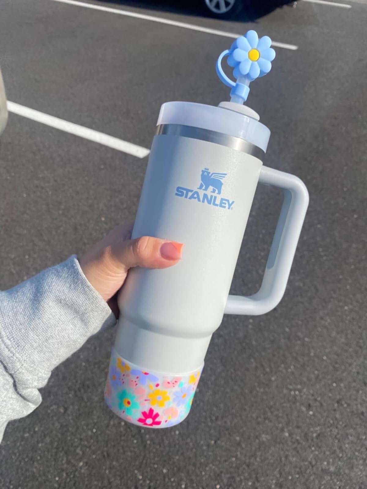 Flower Stanley Straw Topper Cover Stanley Straw Charms Topper Drink Cup ...