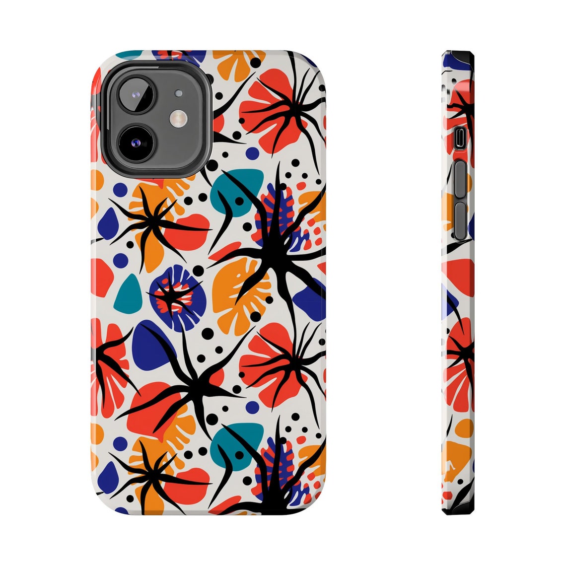 Abstract Colorful Paint Splatter Phone Case, Trendy Phone Case, iPhone ...