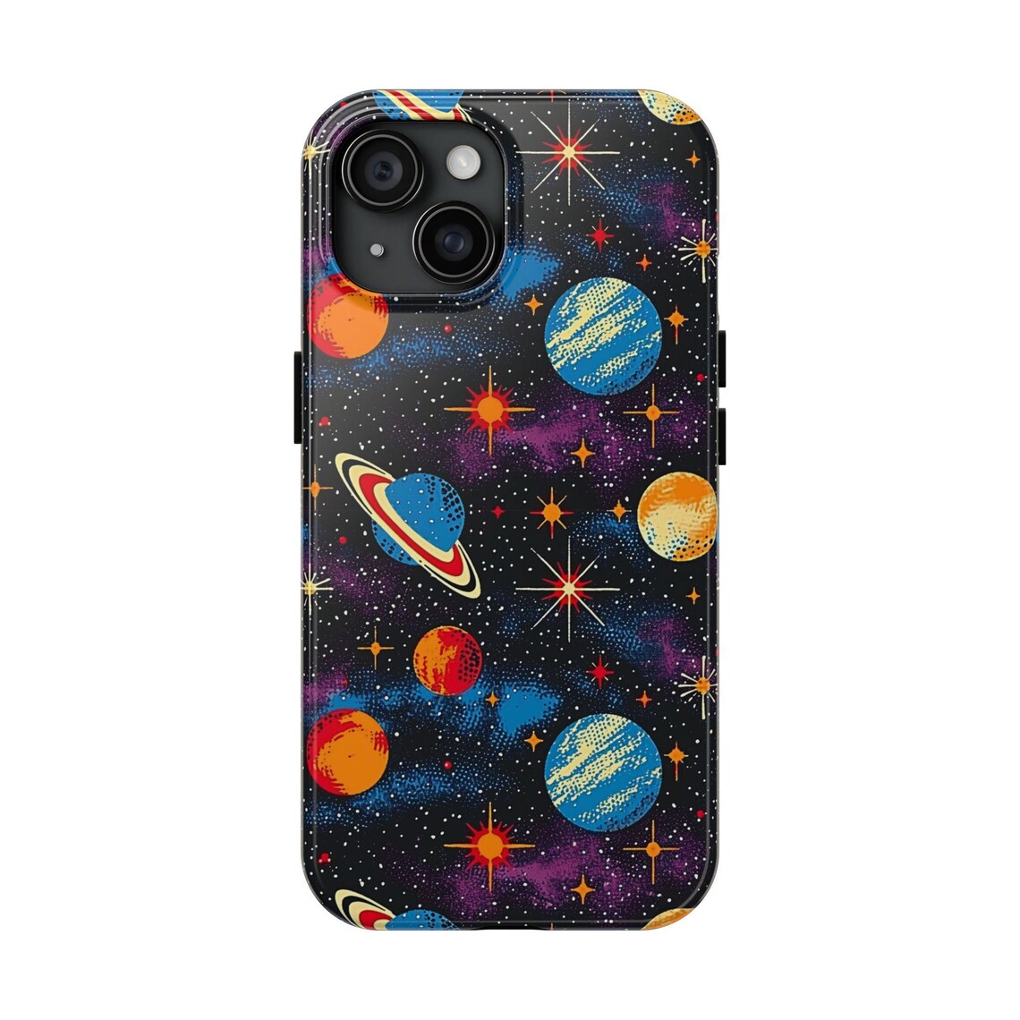Solar System Space Phone Case, Universe Drawing, Trendy Phone Case ...