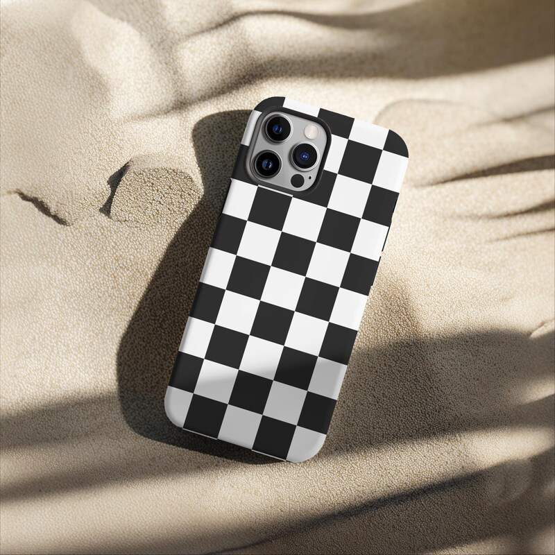 Checkered Phone Case - Etsy