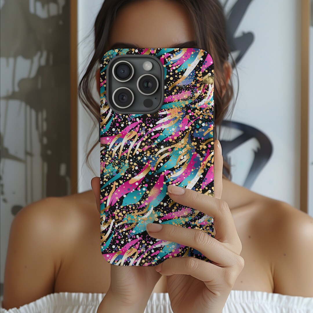 90s Glitter Sparkle Phone Case, Crystal, Trendy Phone Case, iPhone 15 ...