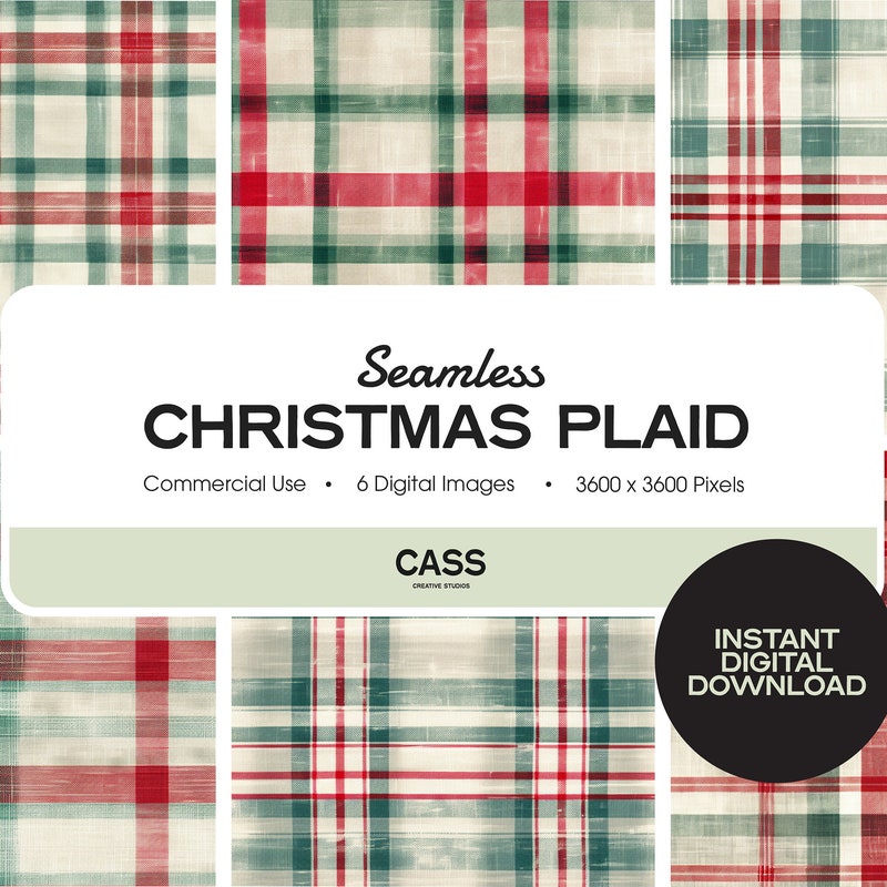 Christmas Plaid - Etsy