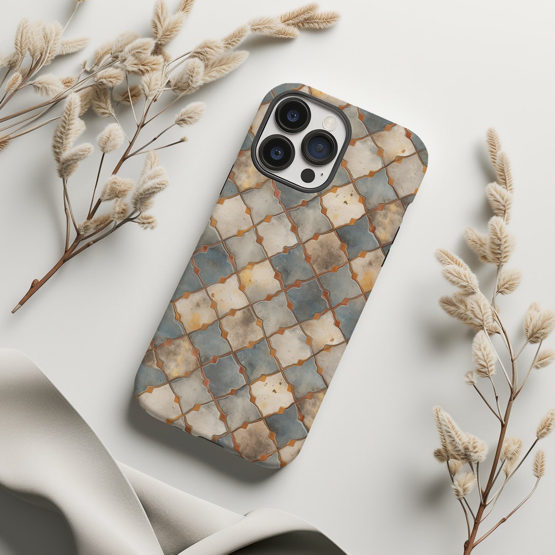 Moroccan Mosaic Phone Case, Arabic Spain Tiles, Trendy Phone Case ...
