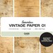 VINTAGE PAPER Seamless Digital Papers, Journal Pattern, Instant ...