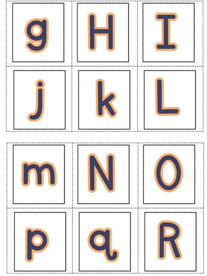 Printable Bluey Alphabet Matching Game & Printable Bluey Numbers 1-10 ...