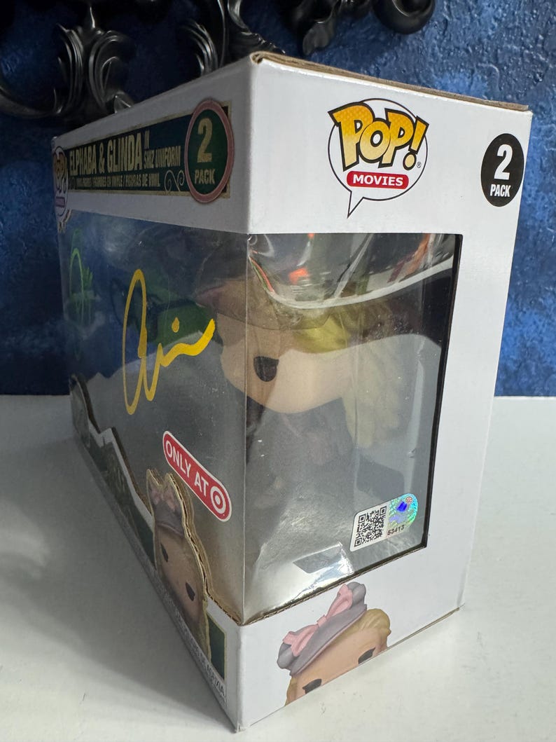 Funko Pop! Wicked - Elphaba & Glinda in Shiz Uniform #2PK Signed by ...