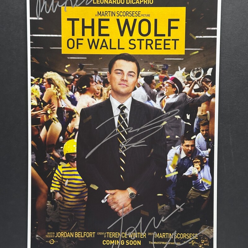 Wolf of Wall Street Poster - Etsy