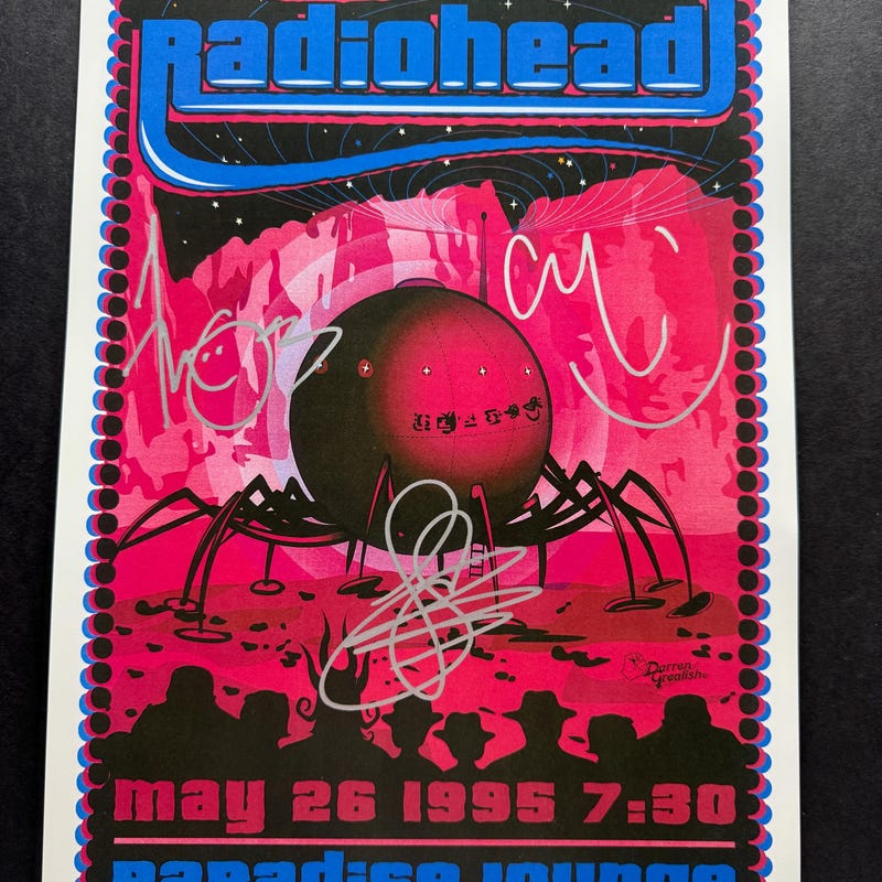Radiohead Poster - Etsy