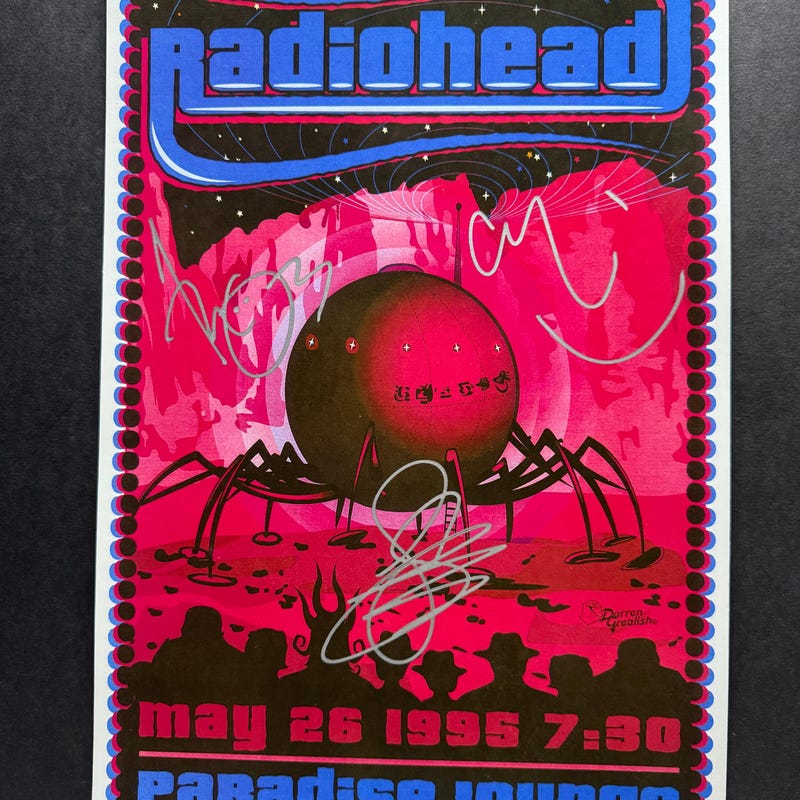 Radiohead Poster - Etsy