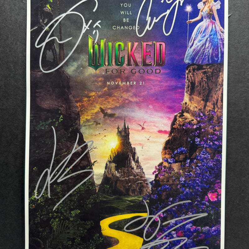 Wicked Signed Poster - Etsy