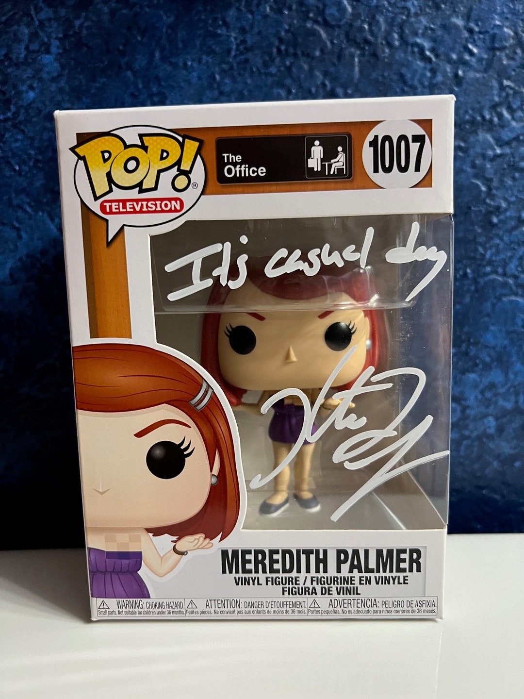 Funko Pop! the Office MEREDITH PALMER #1007 Signed by Kate Flannery ...
