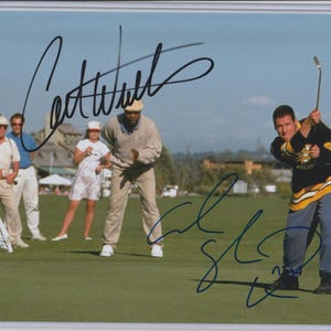 HAPPY GILMORE Chubbs & Happy Gilmore Photo Signed by Carl Weathers and ...