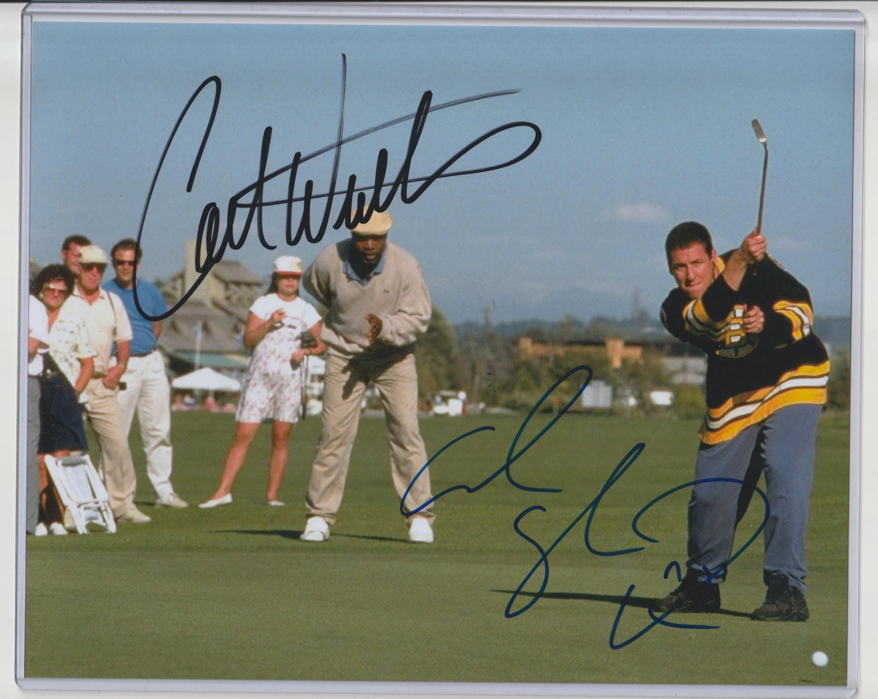HAPPY GILMORE Chubbs & Happy Gilmore Photo Signed by Carl Weathers and ...