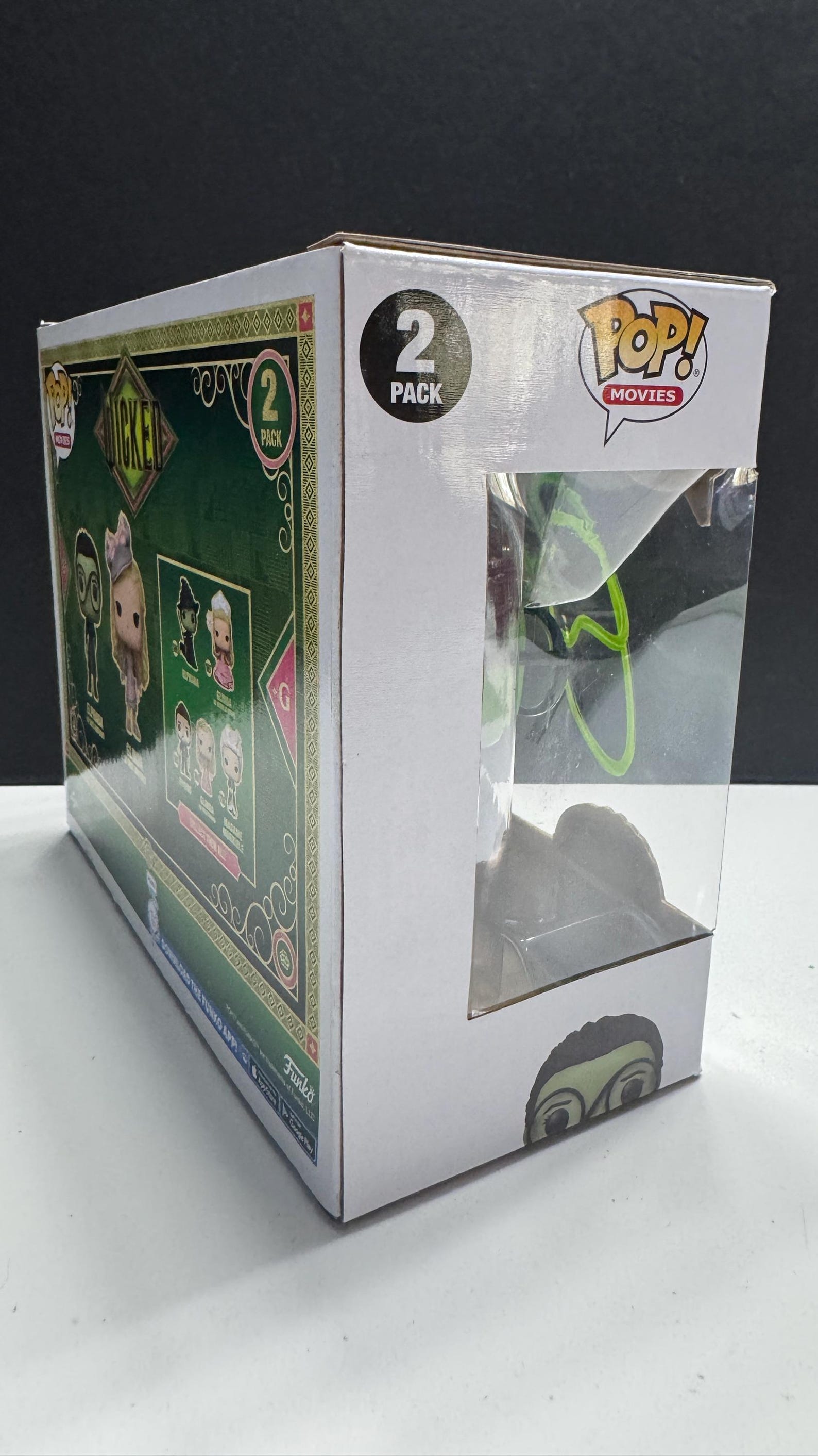 Funko Pop! Wicked - Elphaba & Glinda in Shiz Uniform #2PK Signed by ...