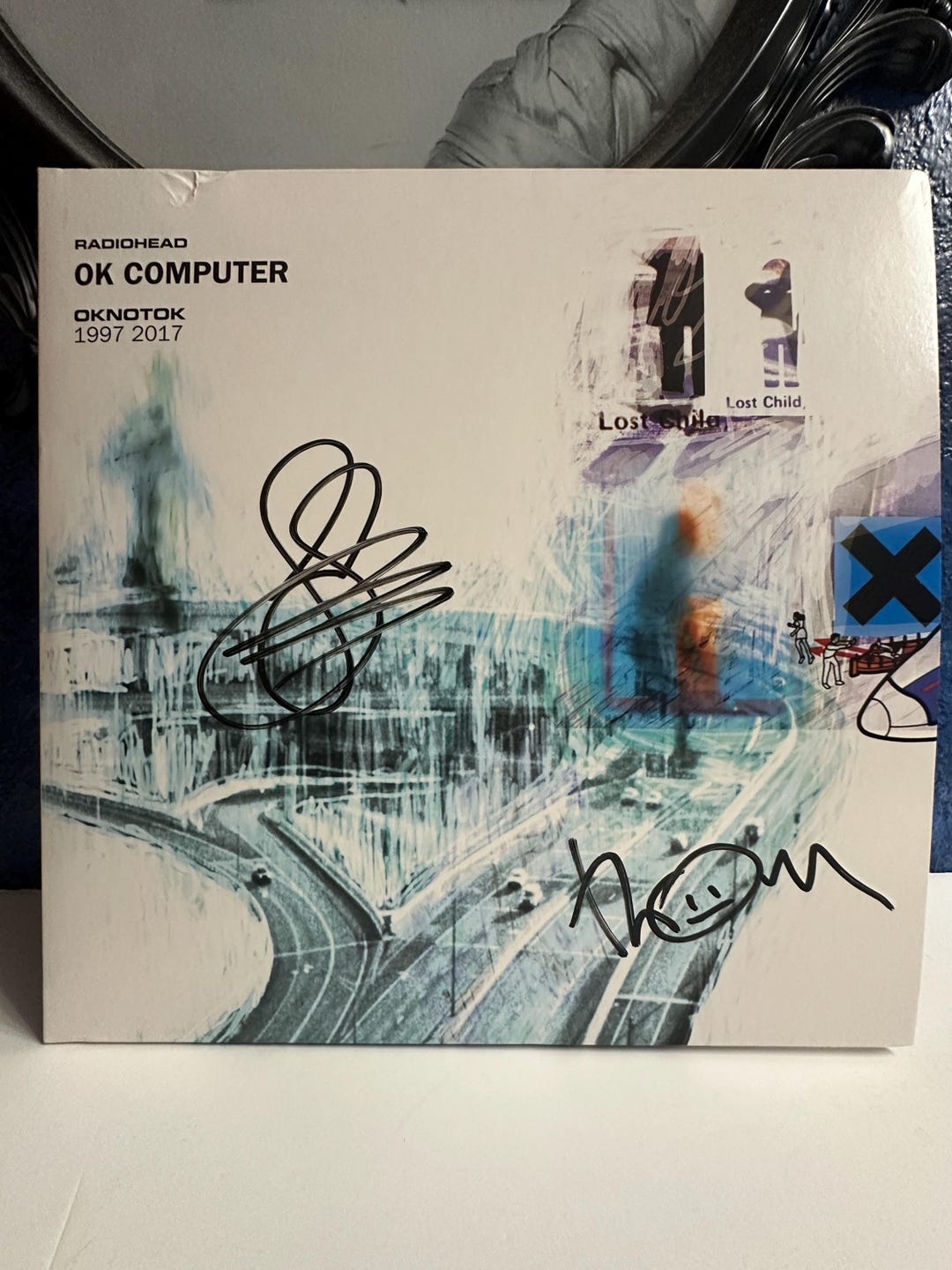 RADIOHEAD - Ok Computer Oknotok Vinyl Lp Record Signed by Thom Yorke ...