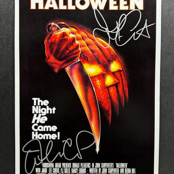 John Carpenter Signed Movie Poster - Etsy