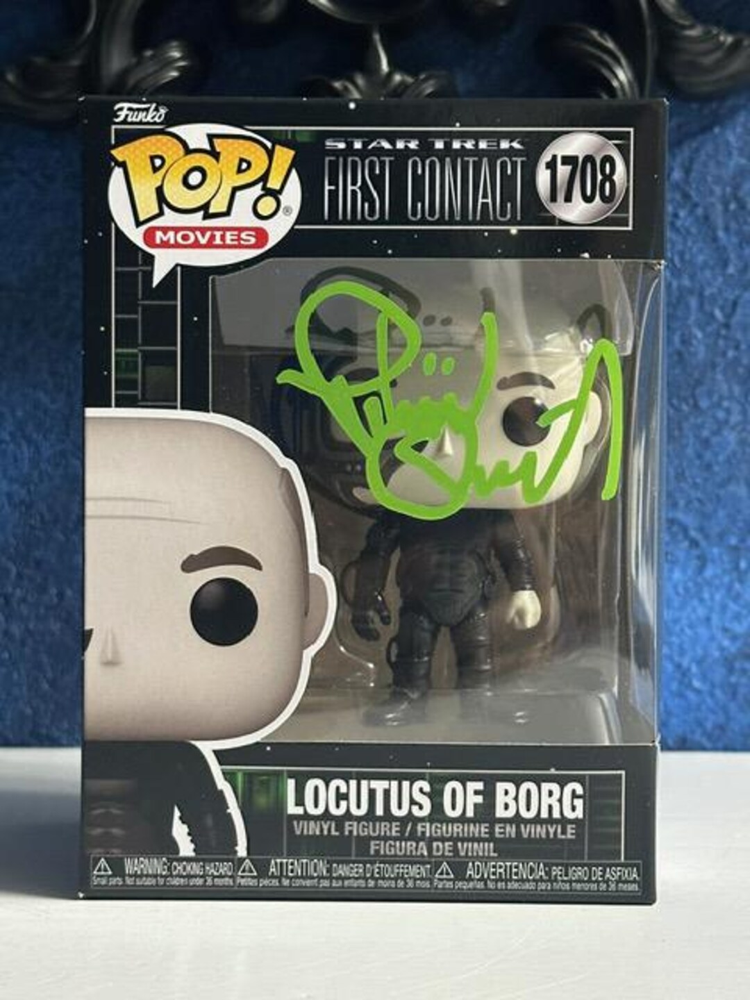Funko Pop! Star Trek First Contact - Locutus of Borg #1708 Signed by ...