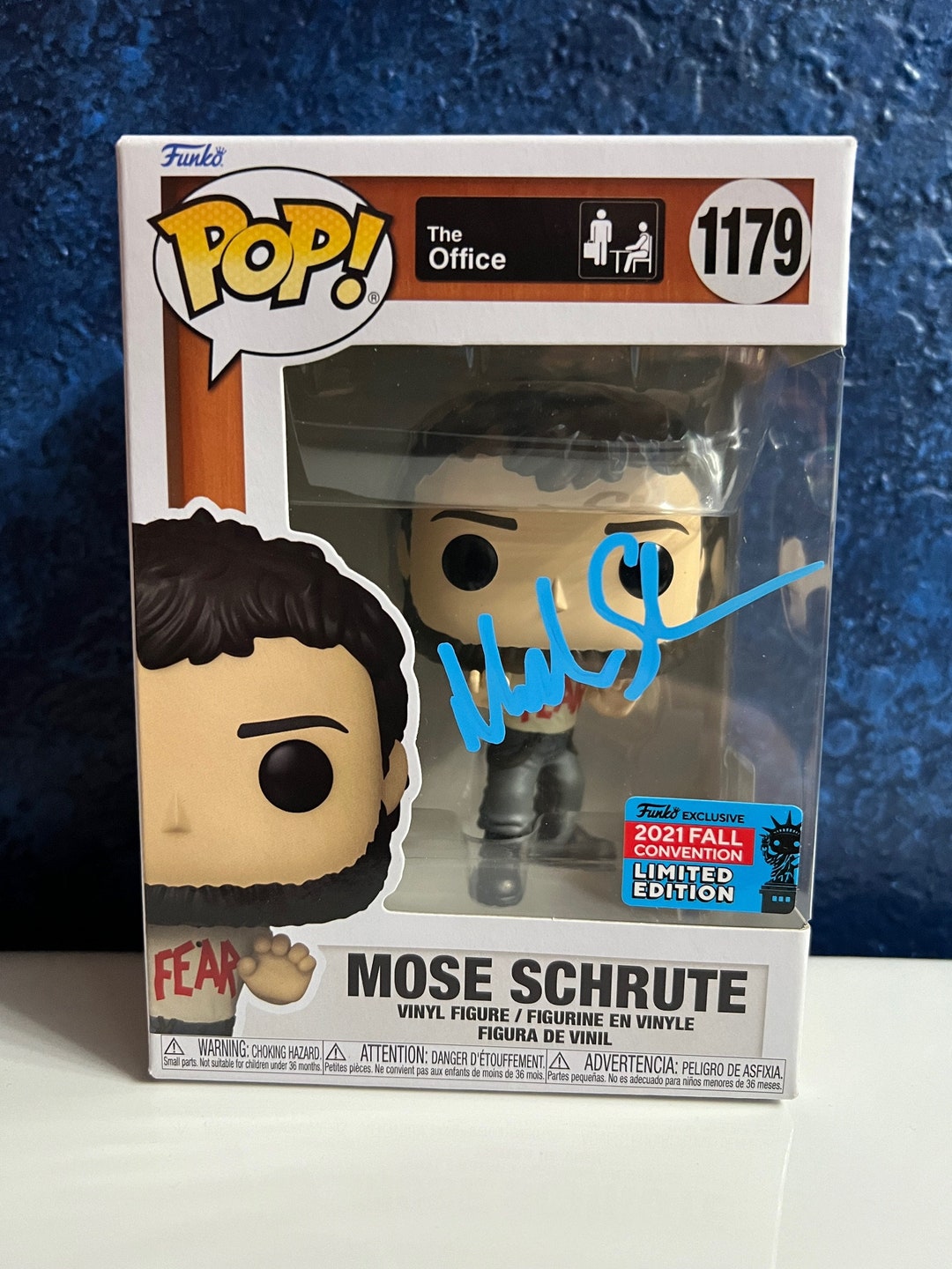 Funko Pop! the Office MOSE SCHRUTE #1179 Signed by Michael Schur ...