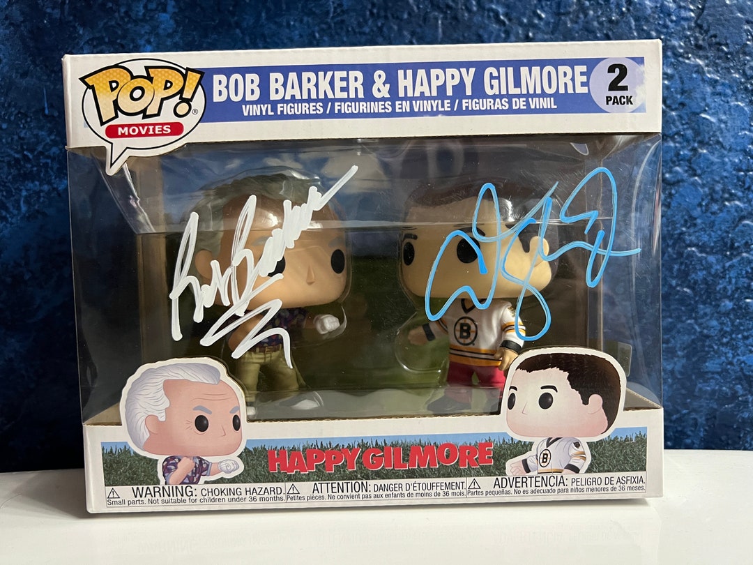 Funko Pop Happy Gilmore Bob Barker & Happy Gilmore 2pk Signed by ...