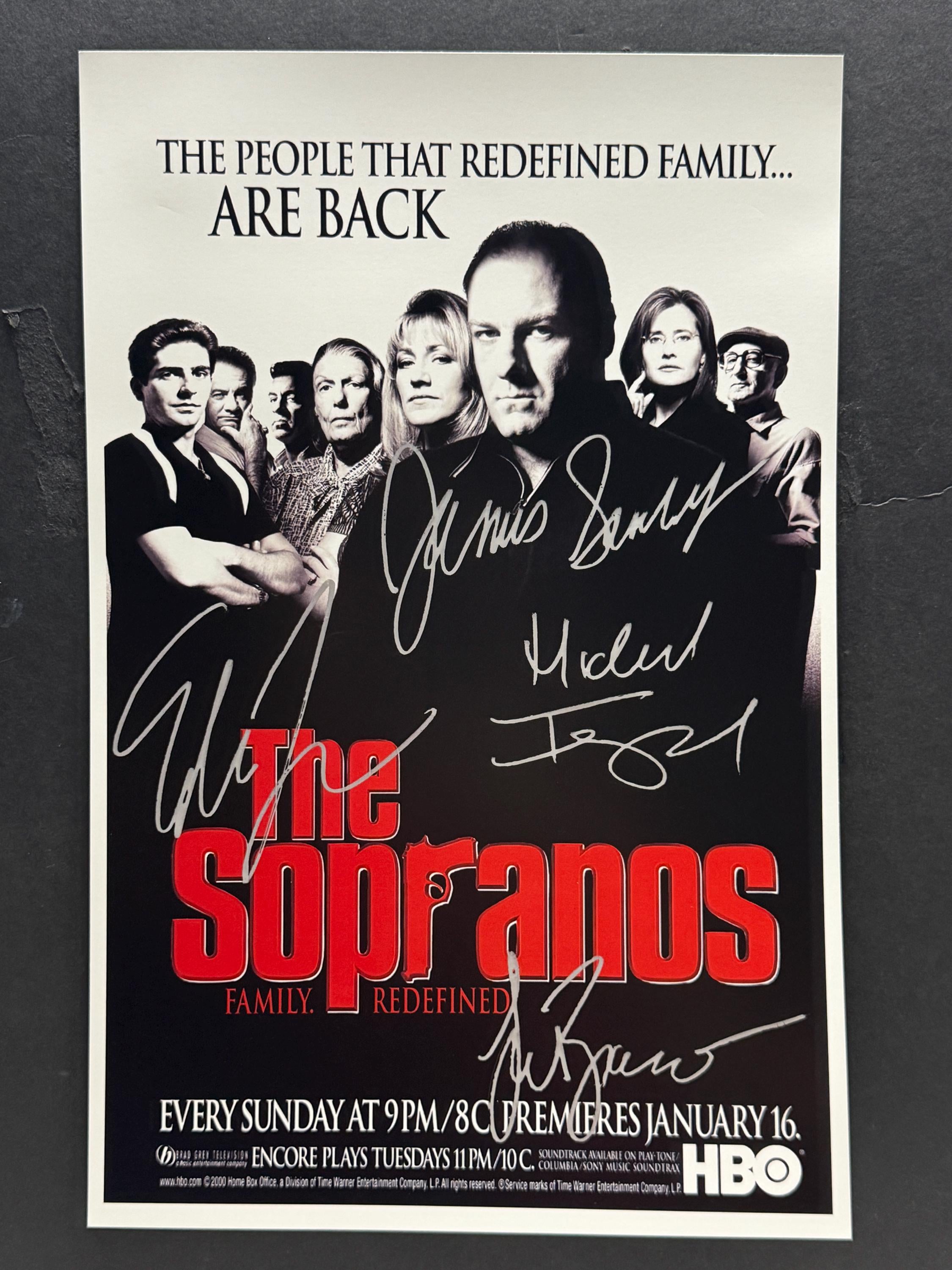 The Sopranos Poster Signed