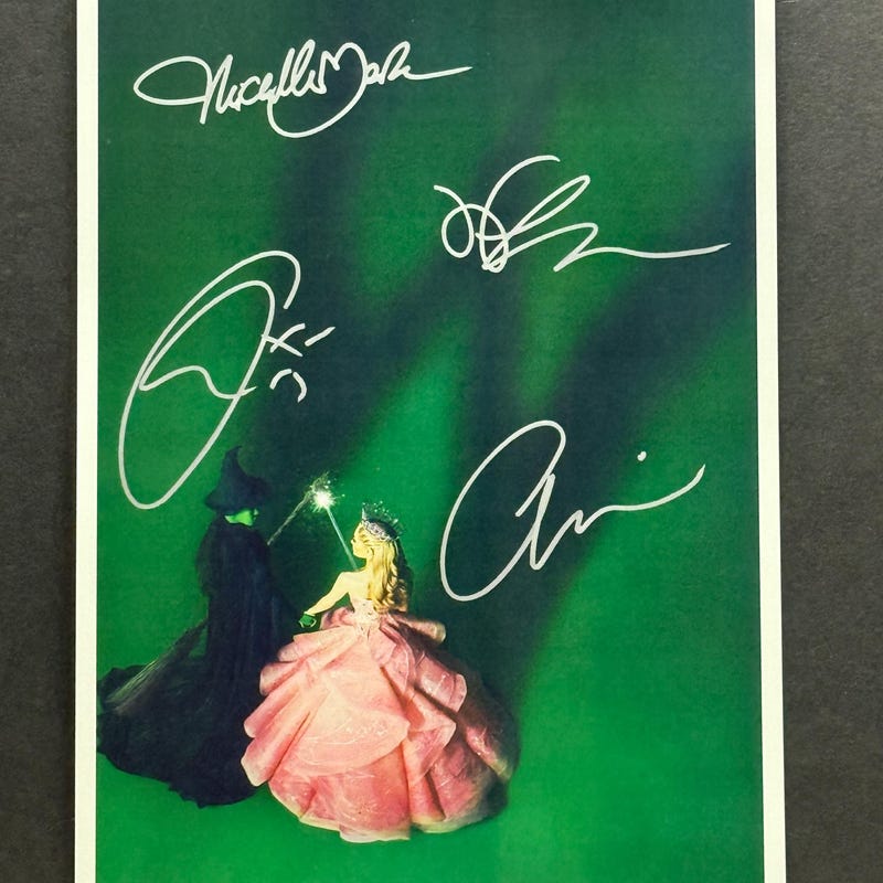 Wicked Signed Poster - Etsy