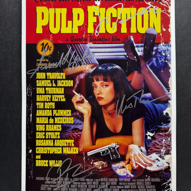 Pulp Fiction Poster - Etsy