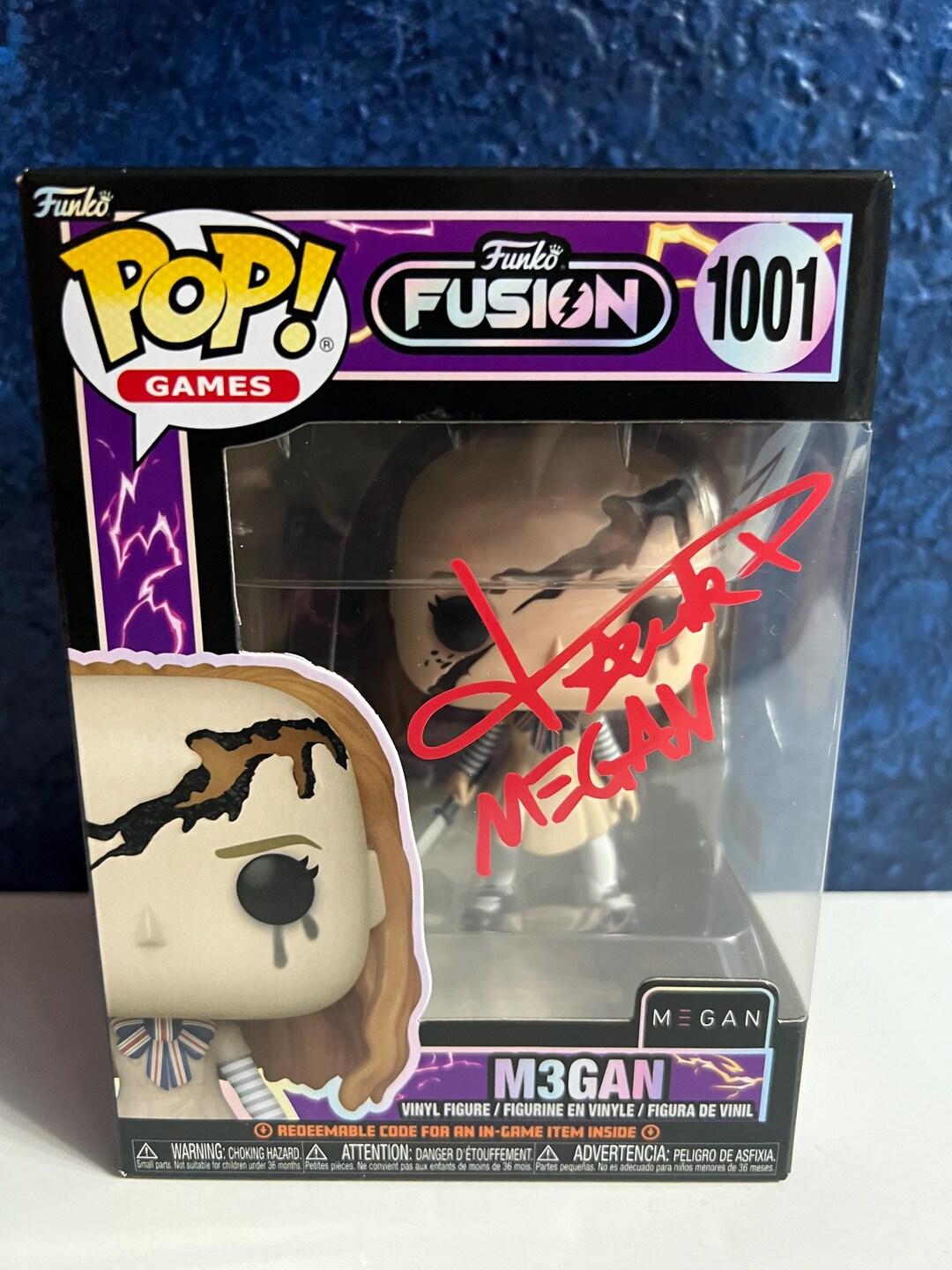 Funko Pop! Fusion - Megan #1001 Signed by Amie Donald - COA ...