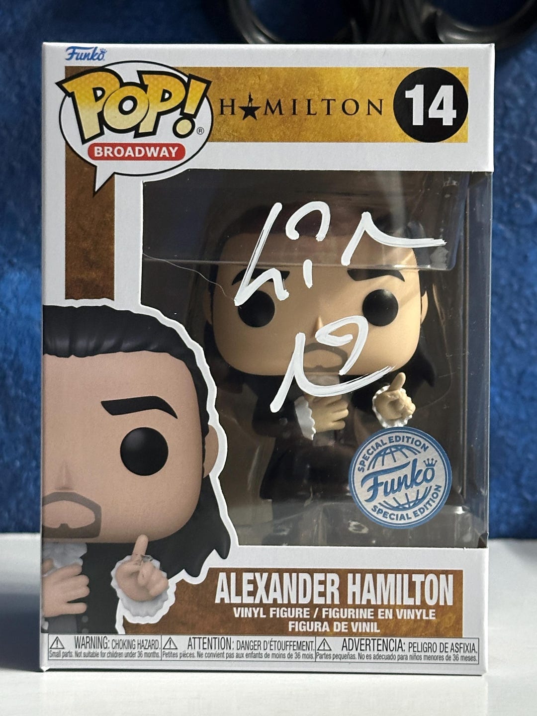 Funko Pop! Hamilton - ALEXANDER HAMILTON #14 Signed by Lin-manuel Miranda - COA Authenticated ...