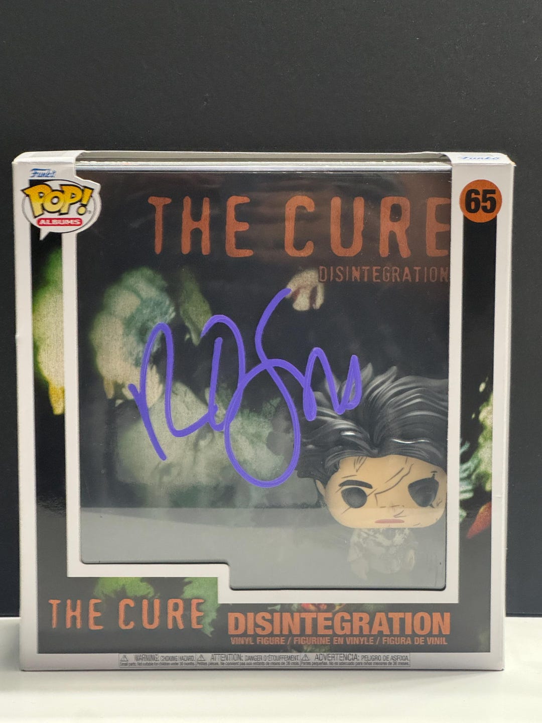 Funko Pop! THE CURE - Disintegration #65 Signed by Robert Smith - COA ...