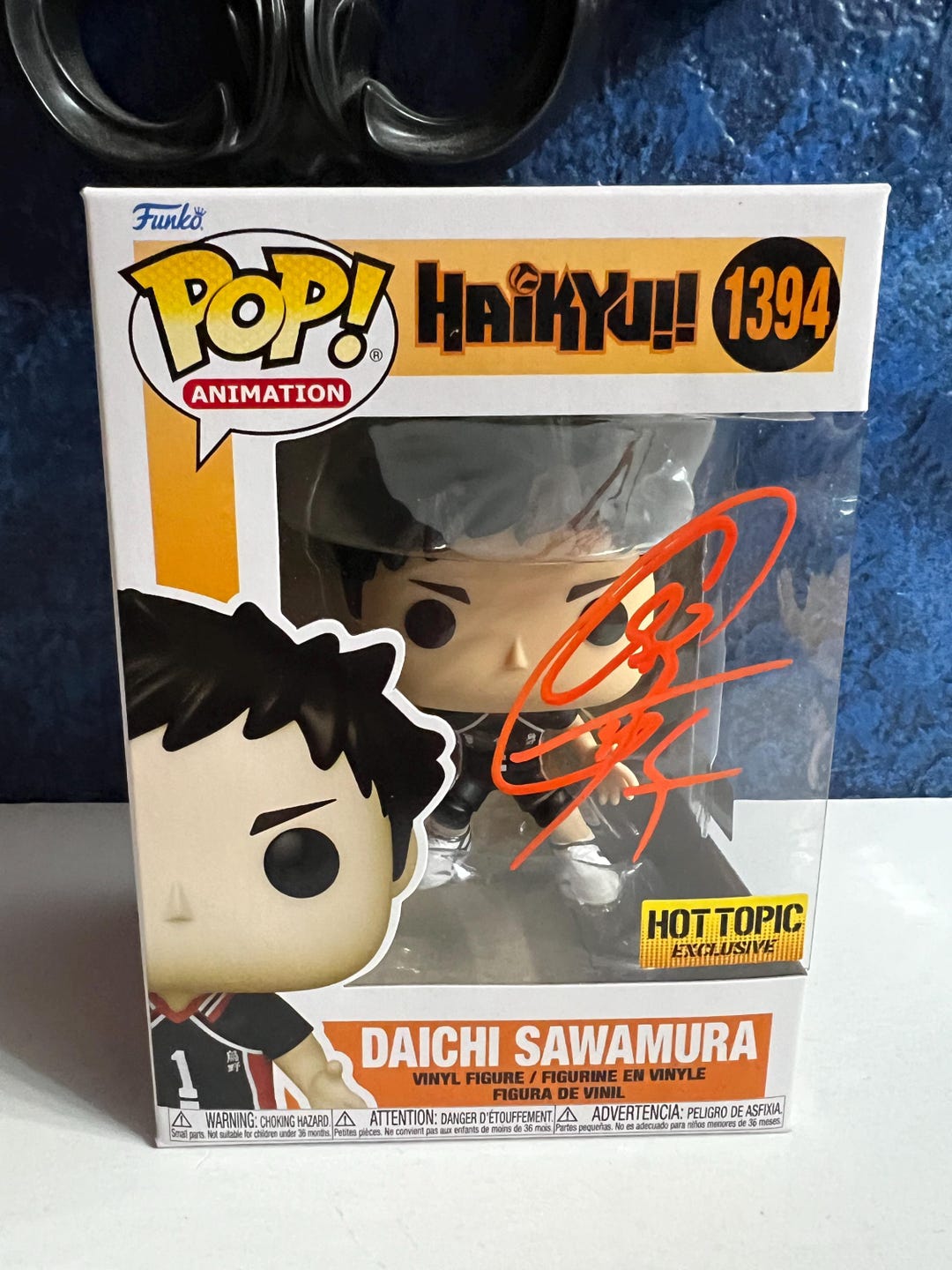 Funko Pop Haikyu Daichi Sawamura 1394 Signed by Sotoshi Hino voice ...