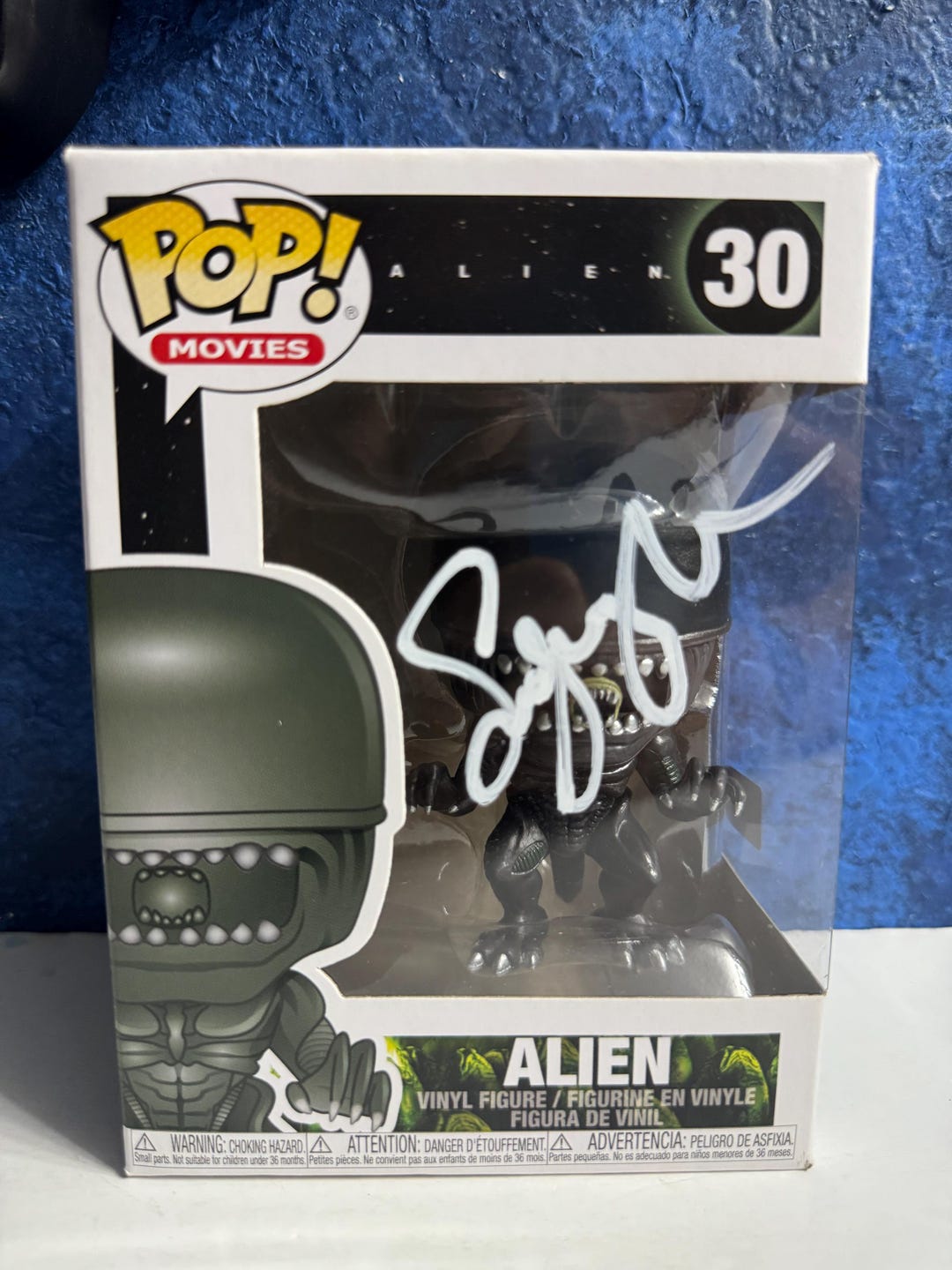 Funko Pop! Alien #30 Signed by SIGOURNEY WEAVER - COA Authenticated ...