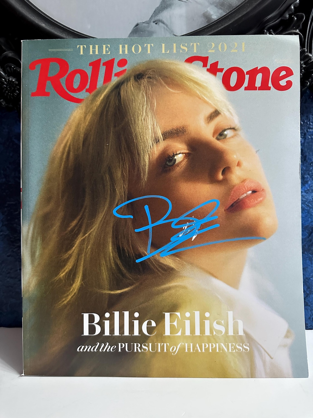 BILLIE EILISH Rolling Stone Magazine 2021 Signed by Billie Eilish - COA ...