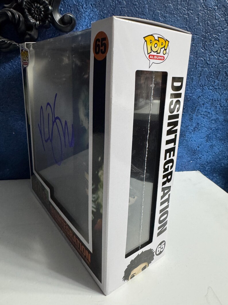 Funko Pop! THE CURE - Disintegration #65 Signed by Robert Smith - COA ...
