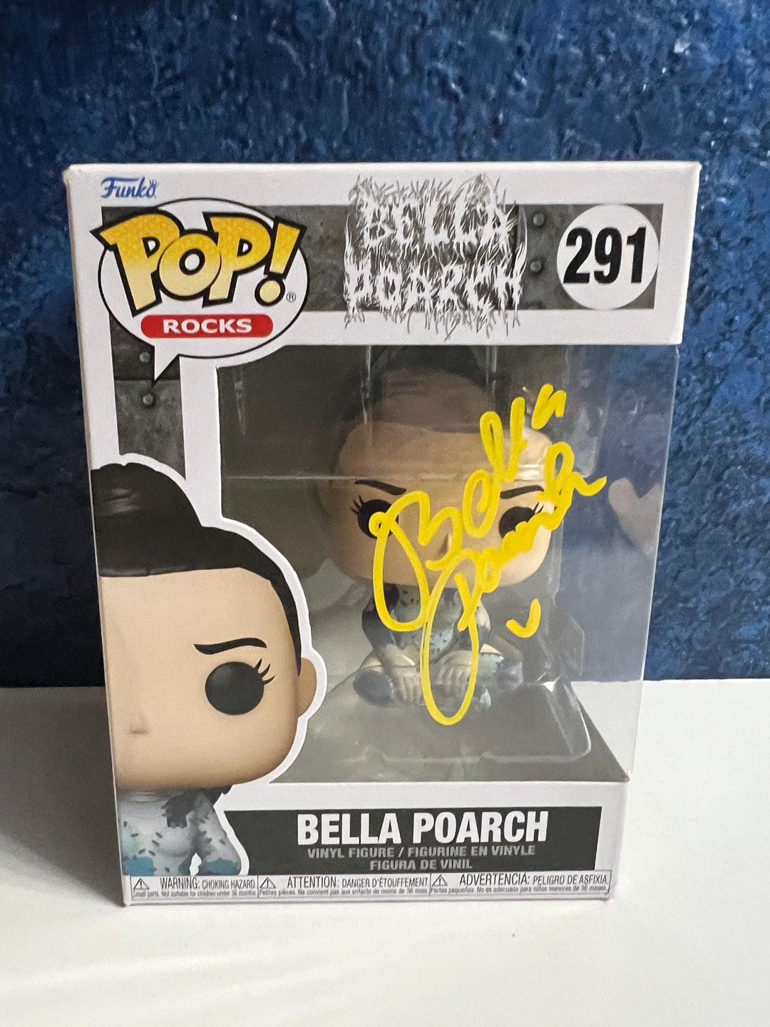 Funko Pop! Rocks Bella Poarch #291 Signed by BELLA POARCH - COA ...