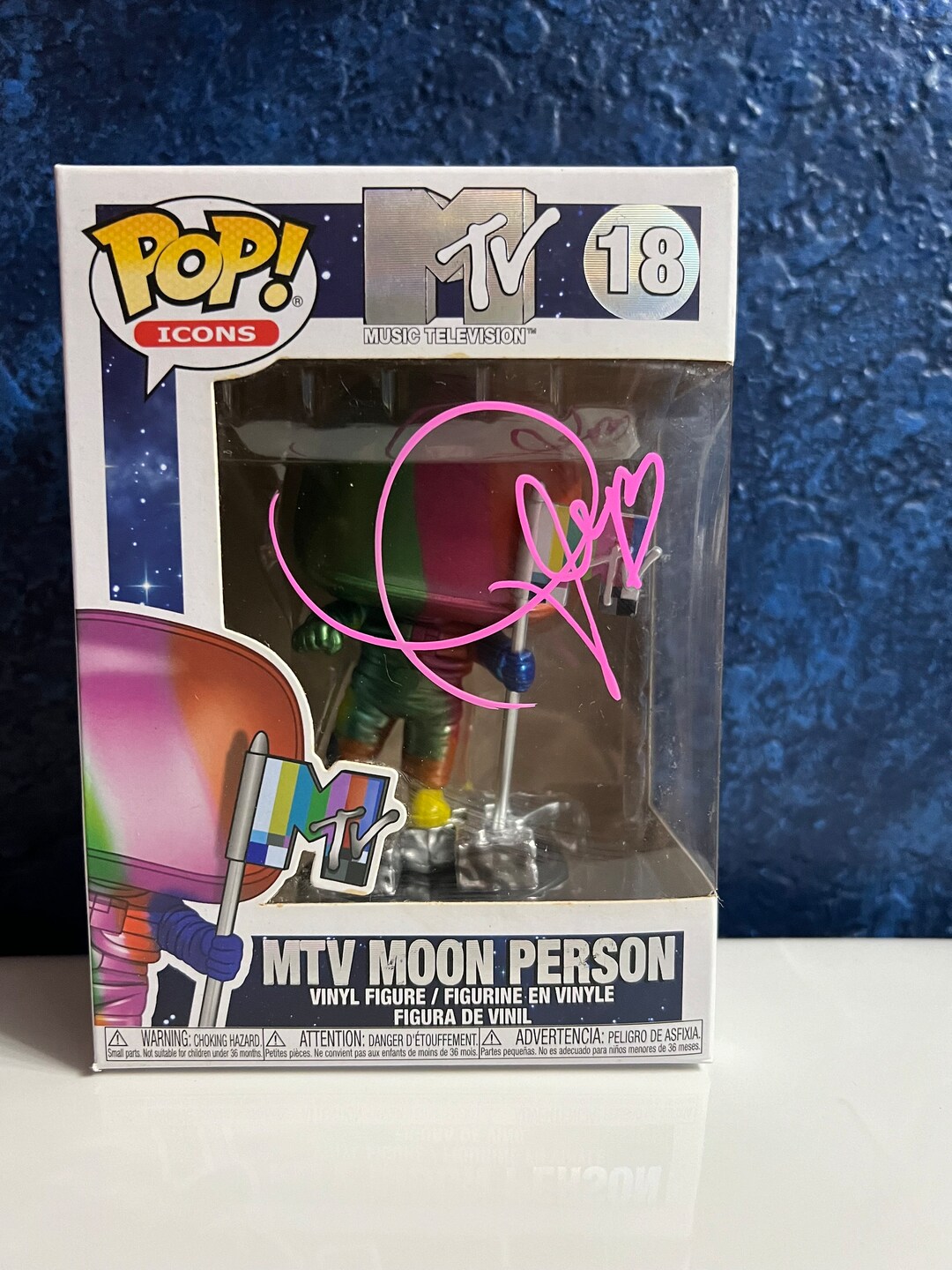 Funko Pop Mtv Moon Person 18 Signed by TAYLOR SWIFT Super - Etsy