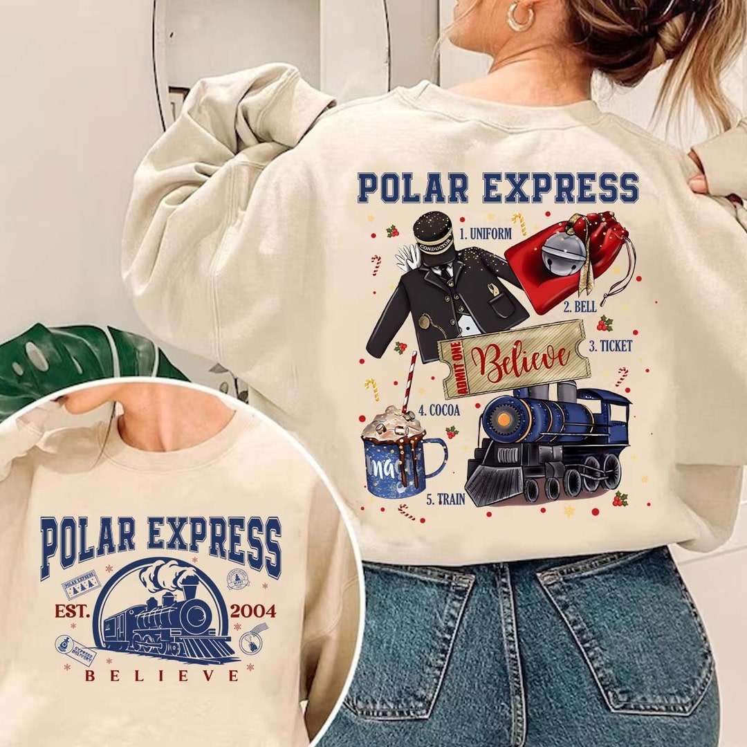 Polar Express Family Vacation Sweatshirt Holiday Christmas - Etsy