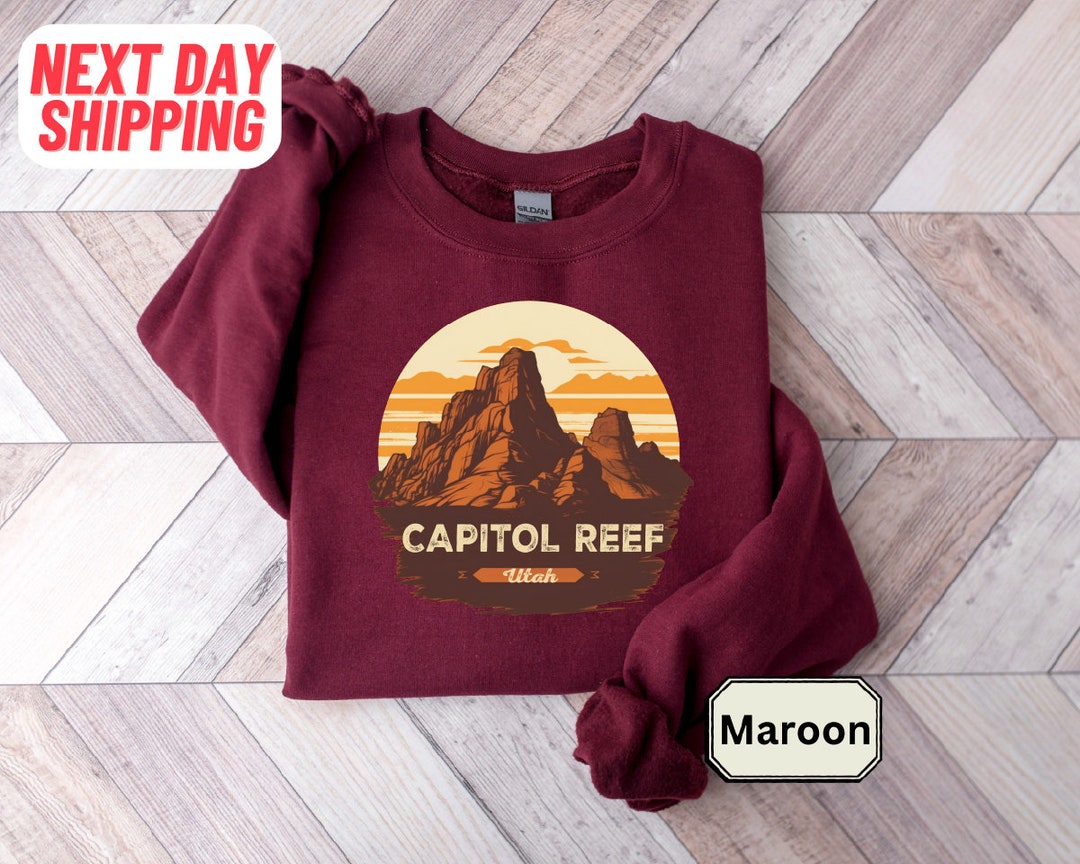 Capitol Reef Sweatshirt, National Park Sweatshirt, Utah Sweater ...