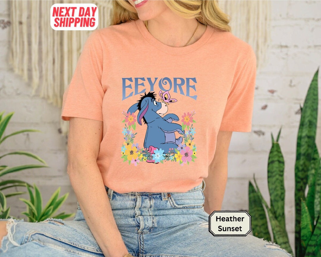 Retro Disney Eeyore Comfort Colors Shirt, Eeyore Winnie the Pooh Shirt ...