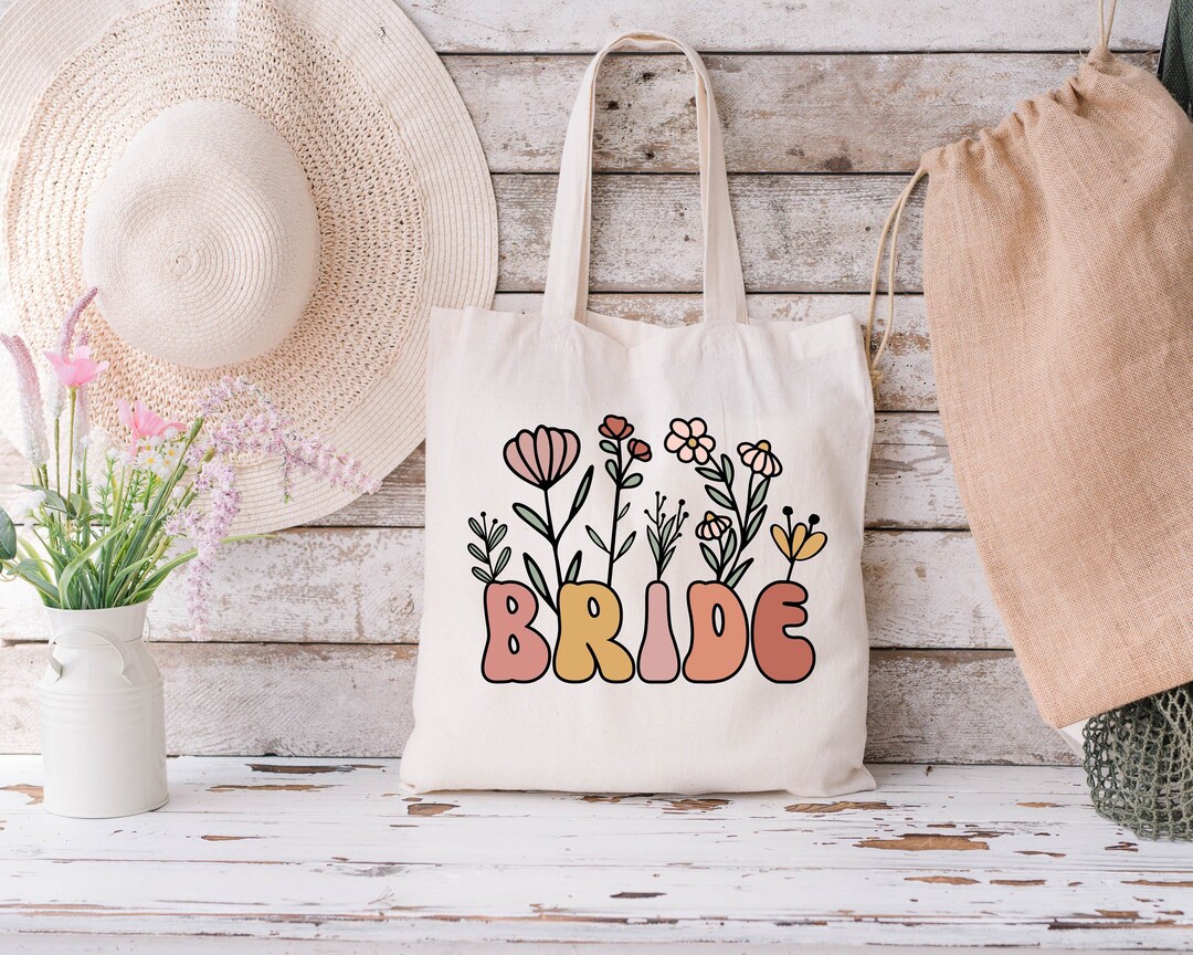 The Bride Tote Bag, Party Tote Bag, Party Gift Bag, Bride Wedding Gift ...