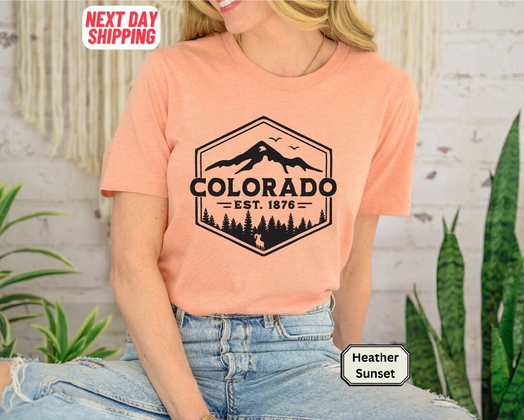 Colorado Shirt, Colorado State Shirt, Colorado Traveler Shirt, Colorado ...