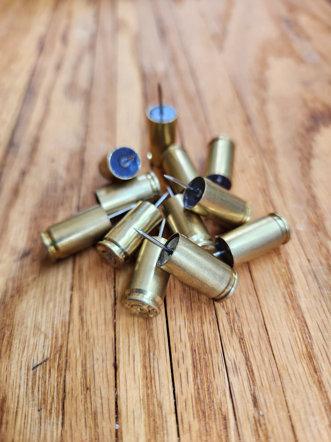 9mm Thumb Tacks (12) Once Fired 9mm Cases - Etsy
